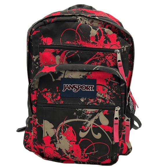 Jansport | Accessories | Jansport Big Student Backpack Red Black ...